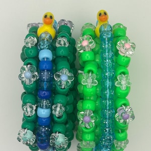 Kandi Duck Rotator Cuff Bracelet, Customizable, Premade, Party Favors ...