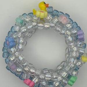 Kandi Duck Rotator Cuff Bracelet, Customizable, Premade, Party Favors ...