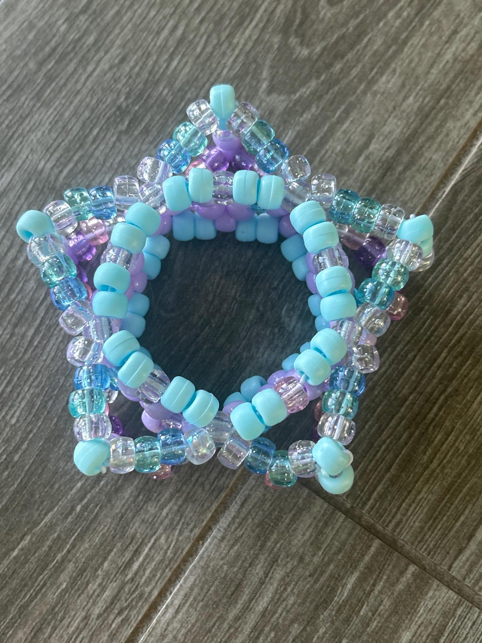 Kandi Star Cuff Bracelet, Premade or Customizable, Perfect Party Favors ...