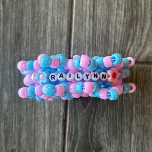 Kandi Rotator Cuff Bracelet, Customizable, Premade, Party Favors ...