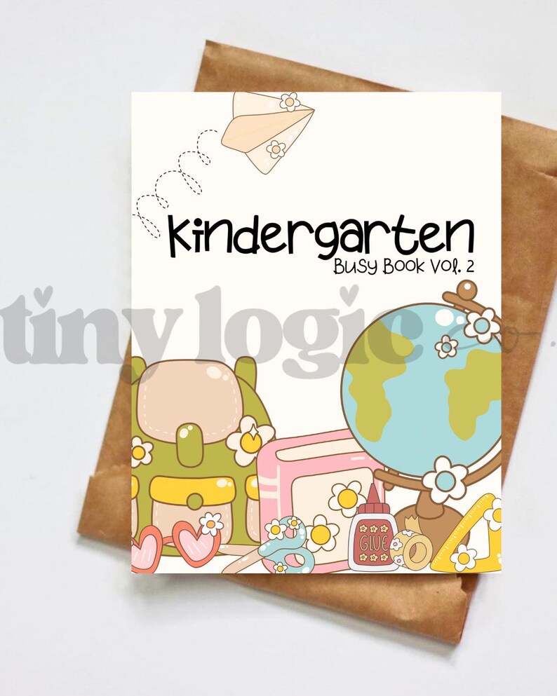Kindergarten Busy Book : Printable Elementary Worksheets - Etsy