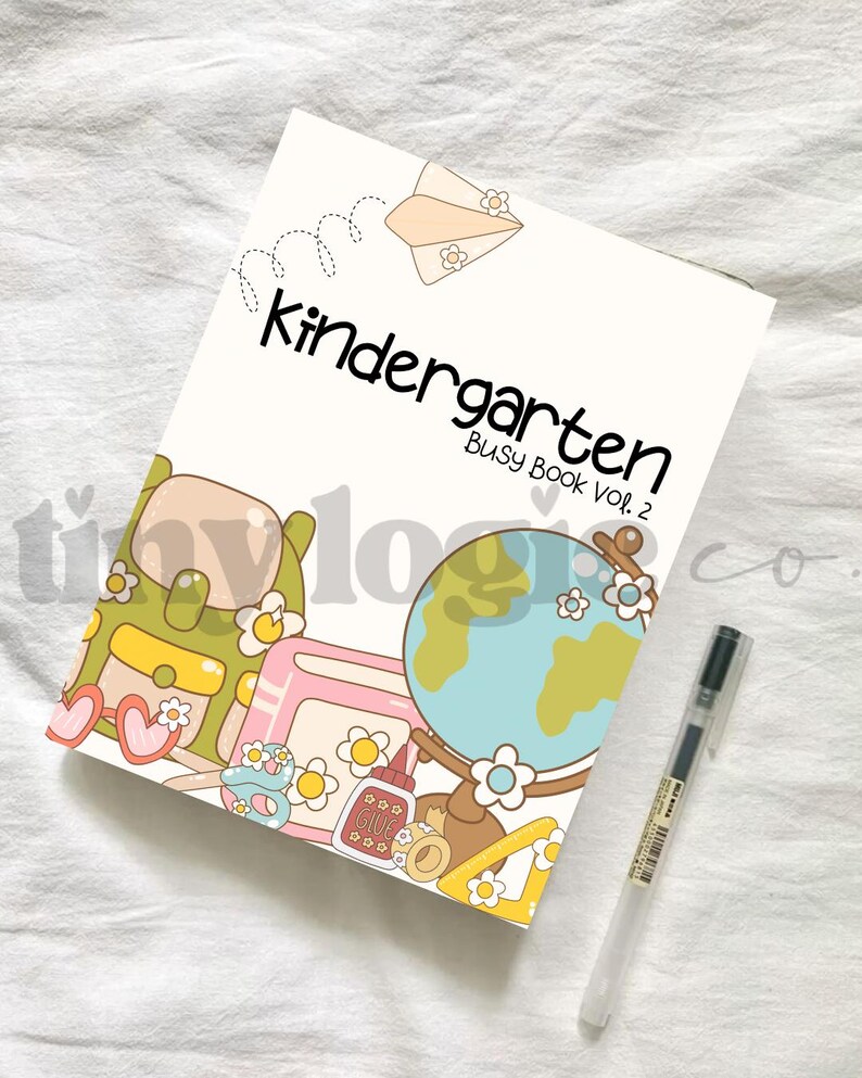 Kindergarten Busy Book : Printable Elementary Worksheets - Etsy