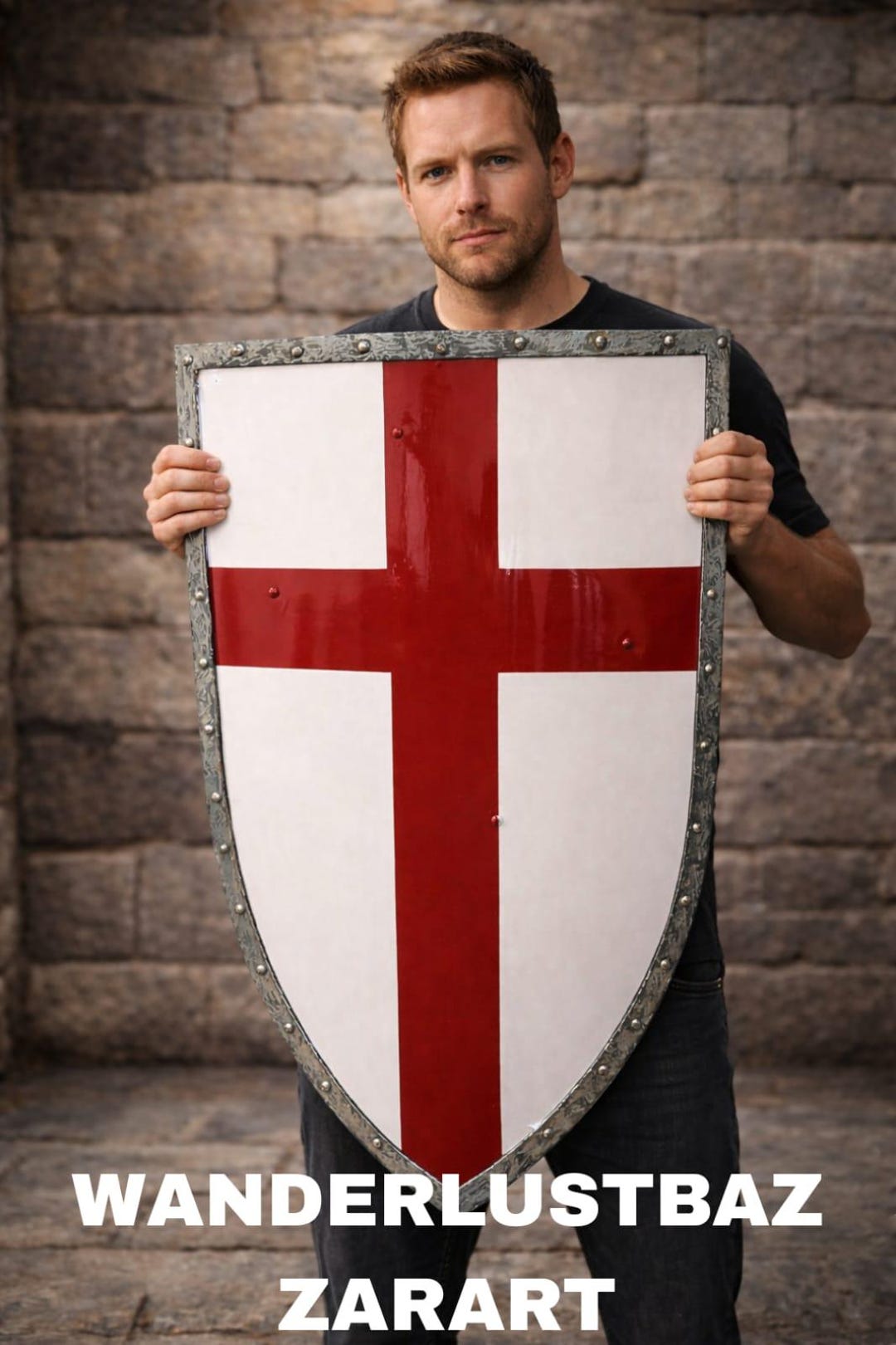 Handmade Templar Knight Shield Replica | Crusader Cosplay Prop - Etsy