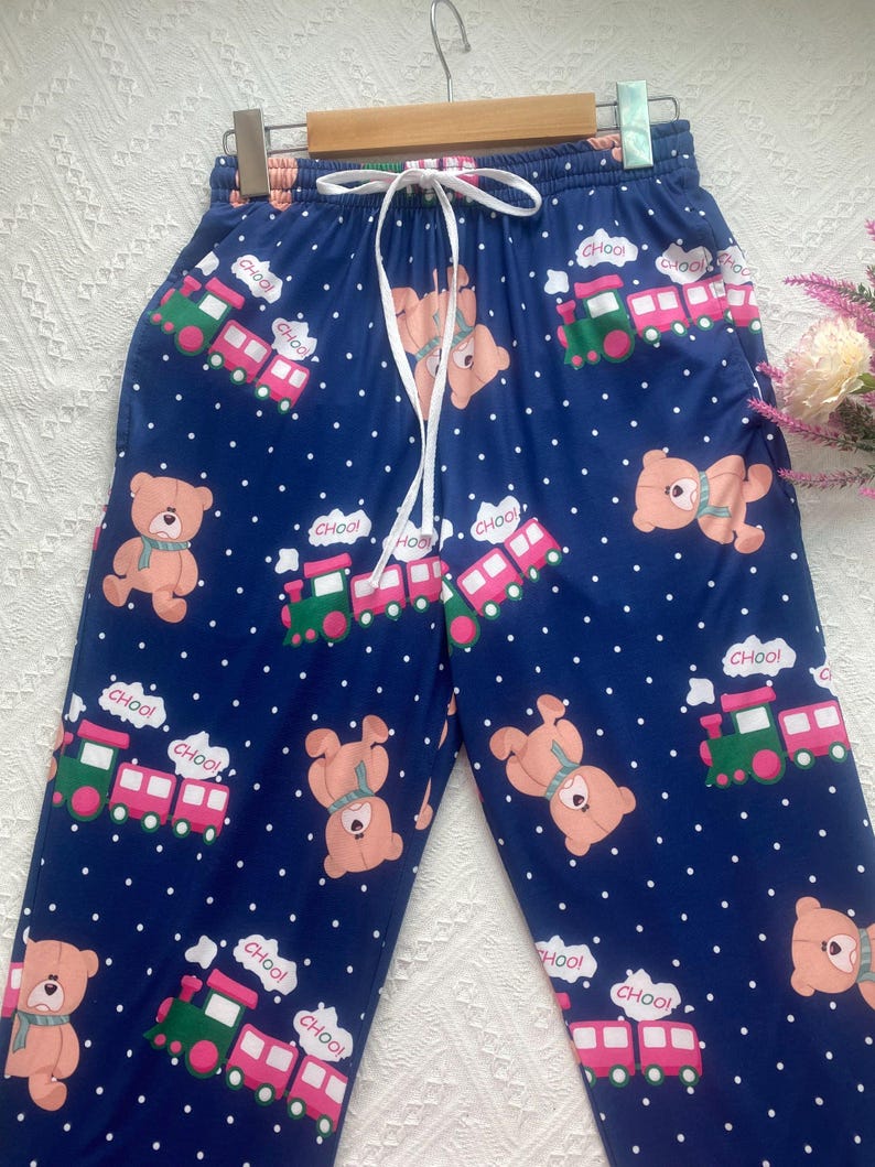 Kpop Demon Hunter Pajama Pants – Rumi Inspired Sleepwear – Cute Teddy ...