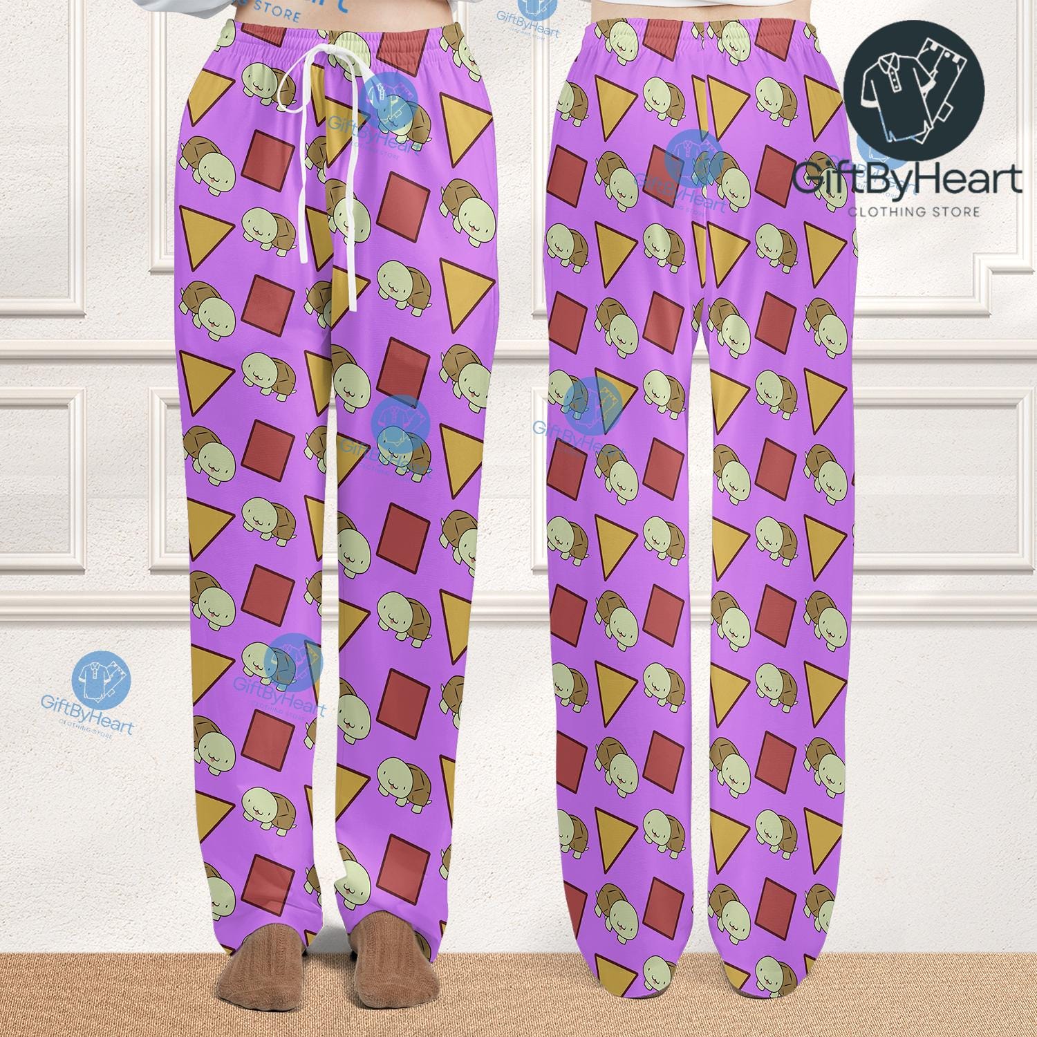 Kpop Demon Hunters Pajama Pants – Zoey’s Turtle Print Sleepwear – Cute ...