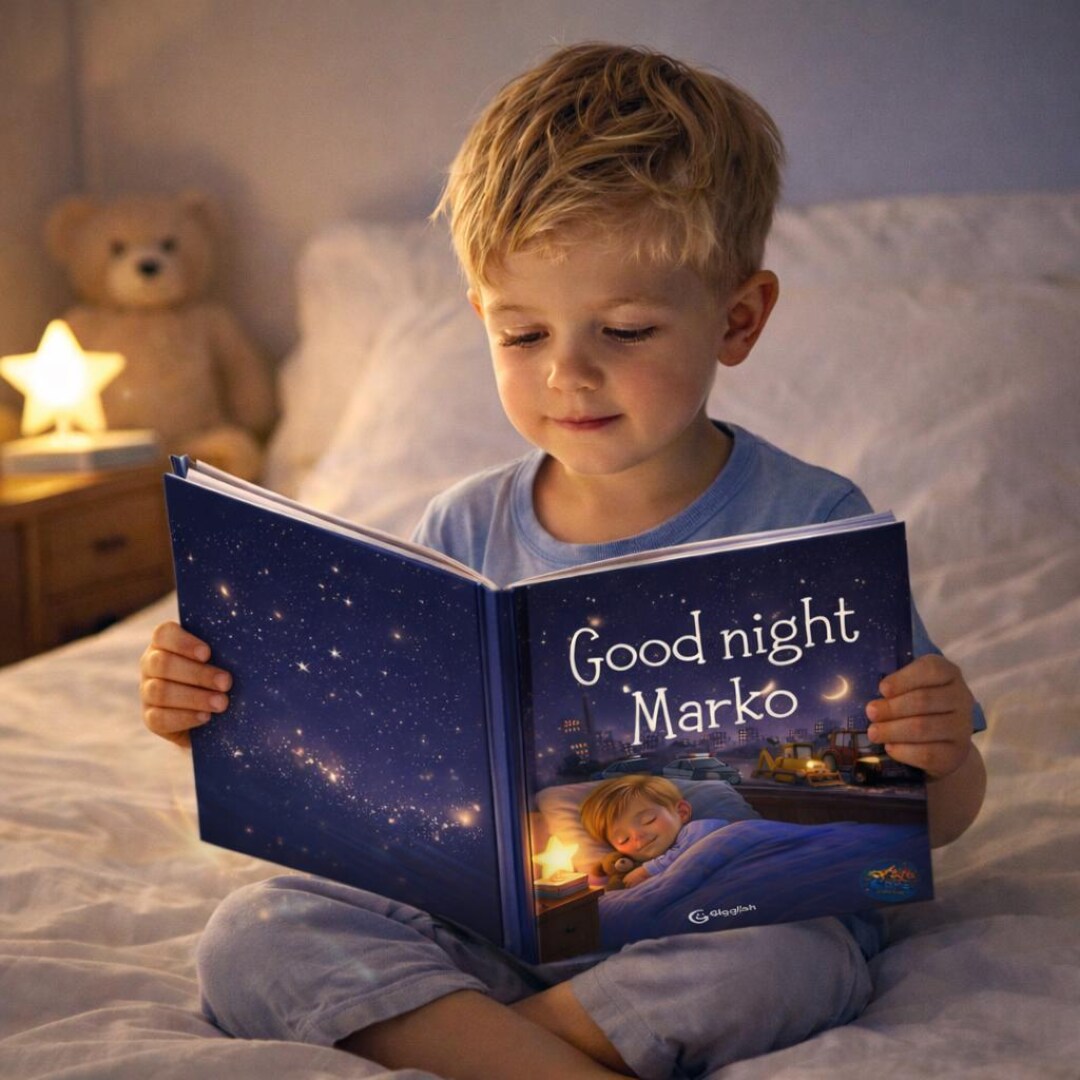 Good Night Name Cars Edition Rescue Construction Vehicles Personalized ...