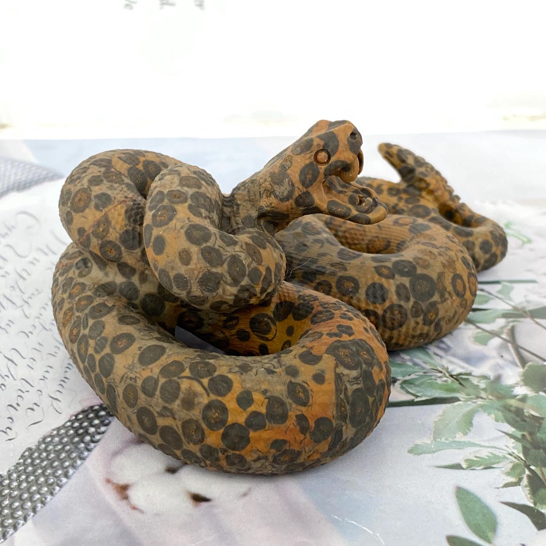3.7"natural Money Stone Snake Skull,quartz Crystal Rattlesnake,crystal ...