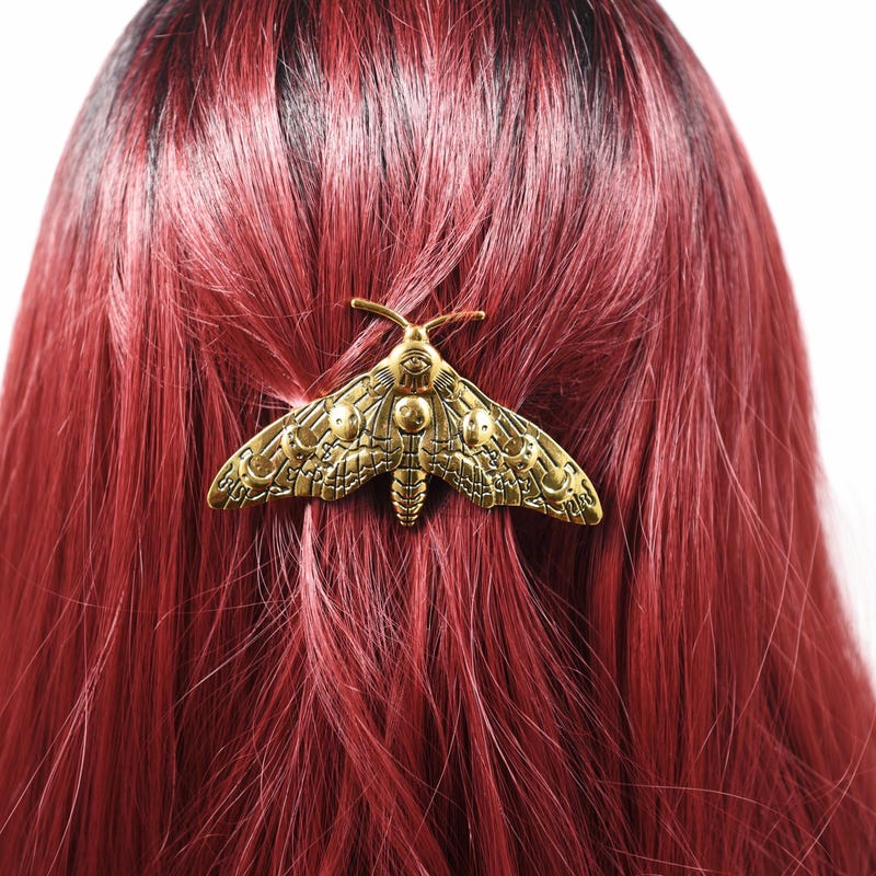 Metal Hair Stick Moon - Etsy