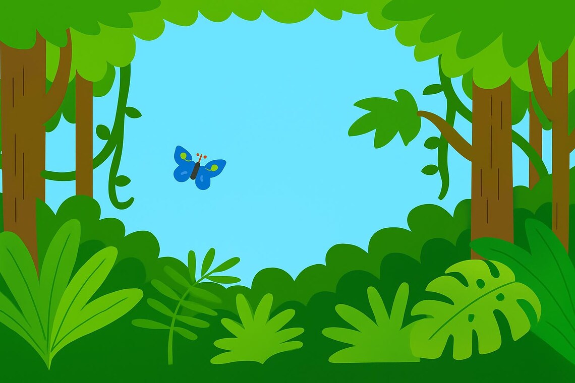 Printable Rainforest Diorama Craft Kit | 3D Habitat Project for Kids ...