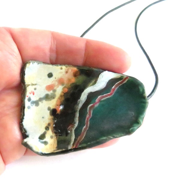 Clay Heart Pendant - Etsy