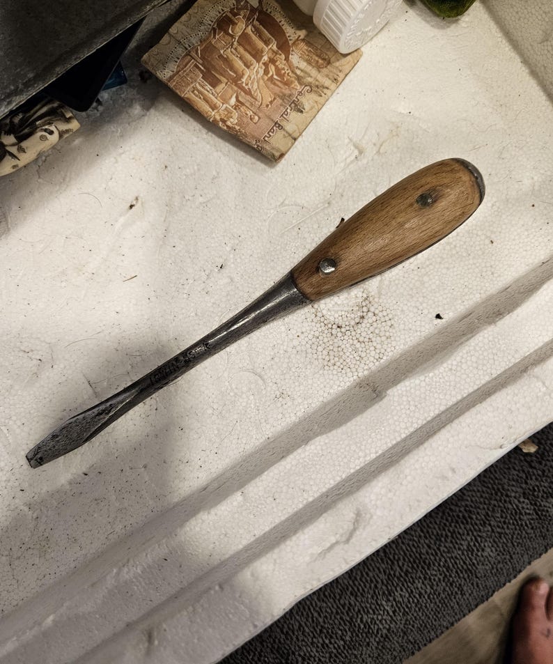 Rare Vintage Irwin Screwdriver Flat Tipped Military Vehicles Jeep WWII ...
