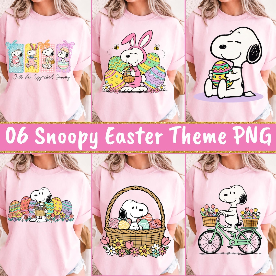 Paquete de Snoopy con diseño de conejito de Pascua Snoopy, diseño de ...