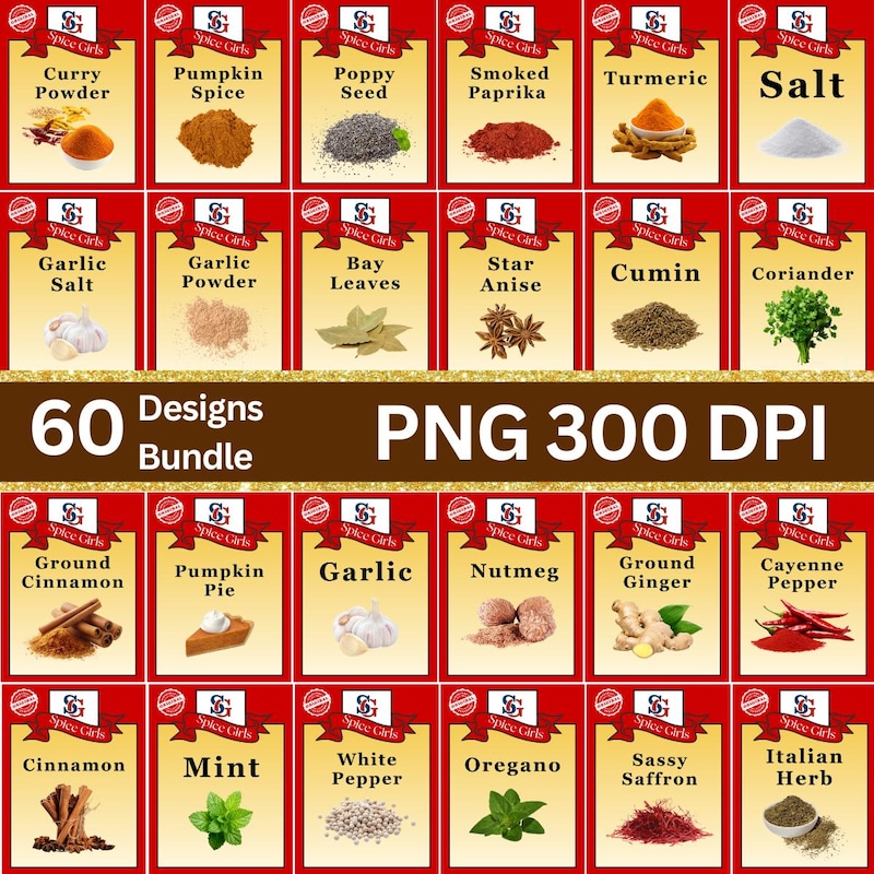 Printable Mccormick Spice Labels - Etsy