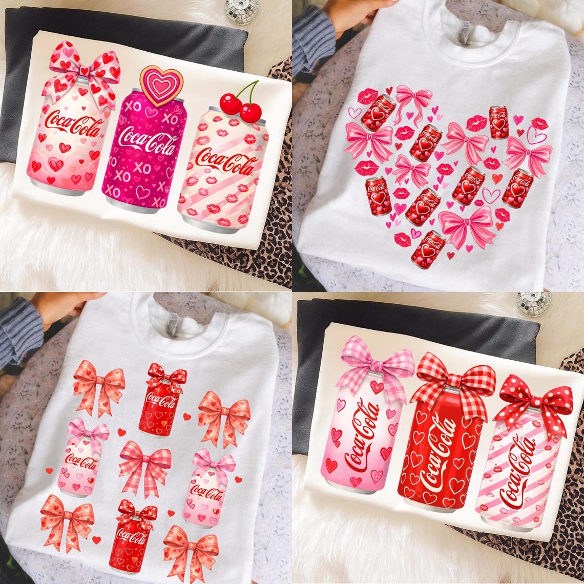 Trendy Valentine Soda Png Bundle Retro Regular Coke Digital Download ...