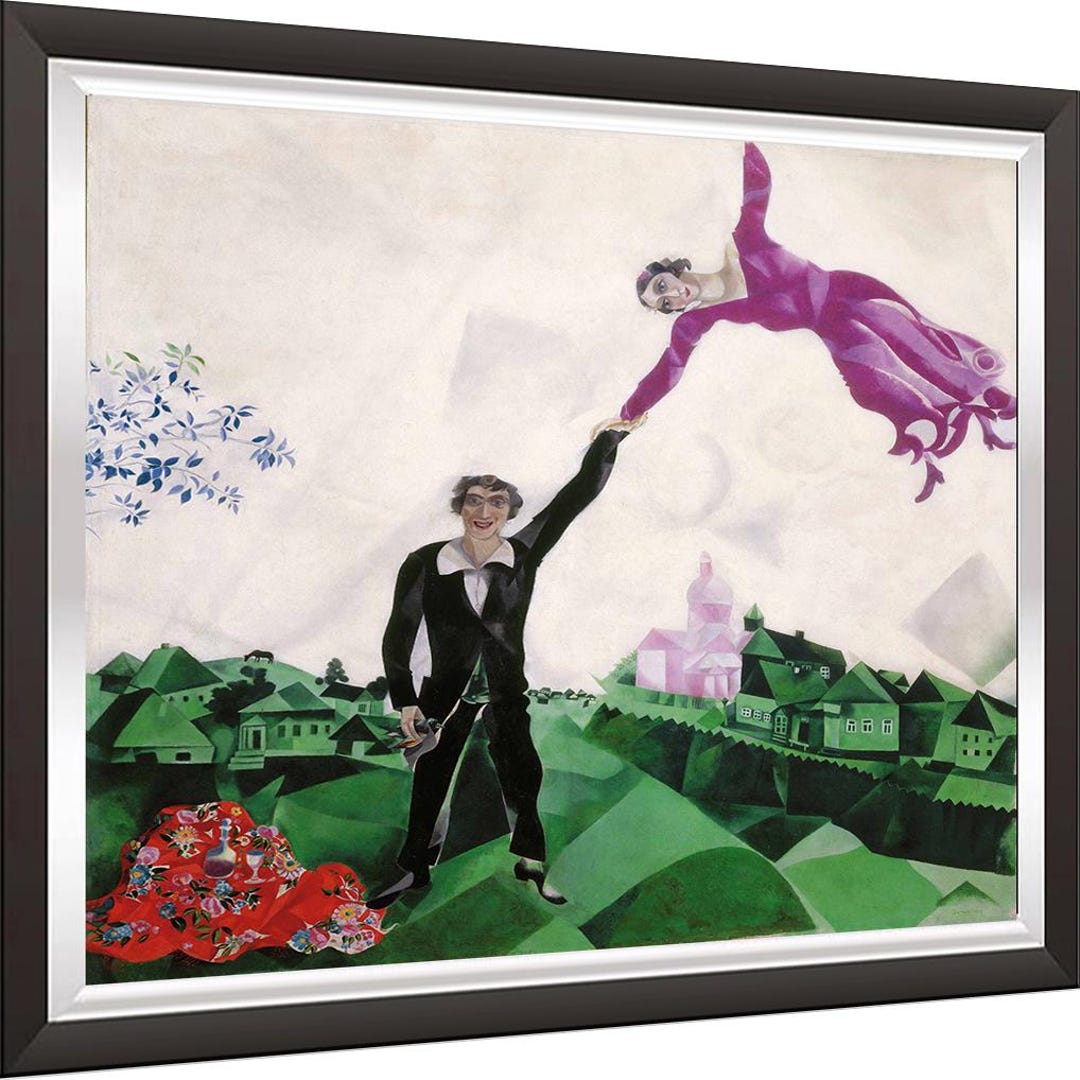 Marc Chagall "the Walk" - Digital Print Download 300 Dpi, Printable ...
