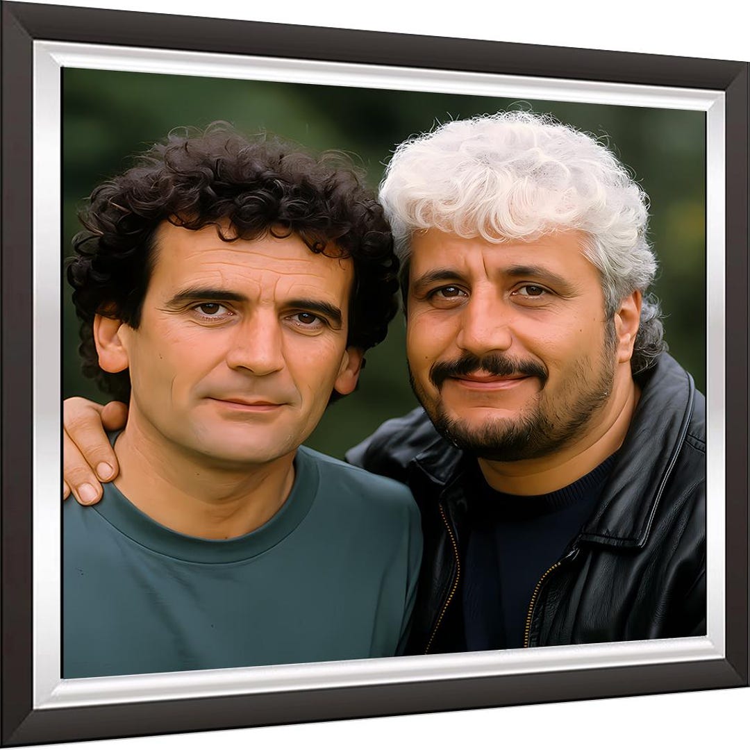 Italian Cinema Poster Art 33, Vintage Photos of Massimo Troisi and Pino ...