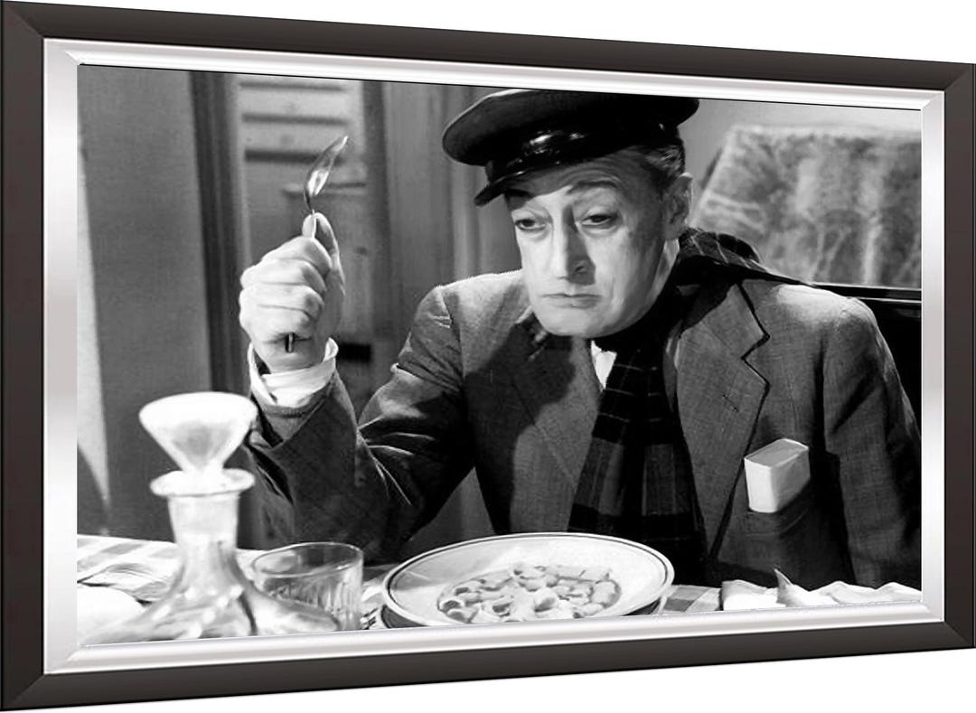 Toto' Italian Cinema Spaghetti Eater, Vintage the Honest Gang, Print ...