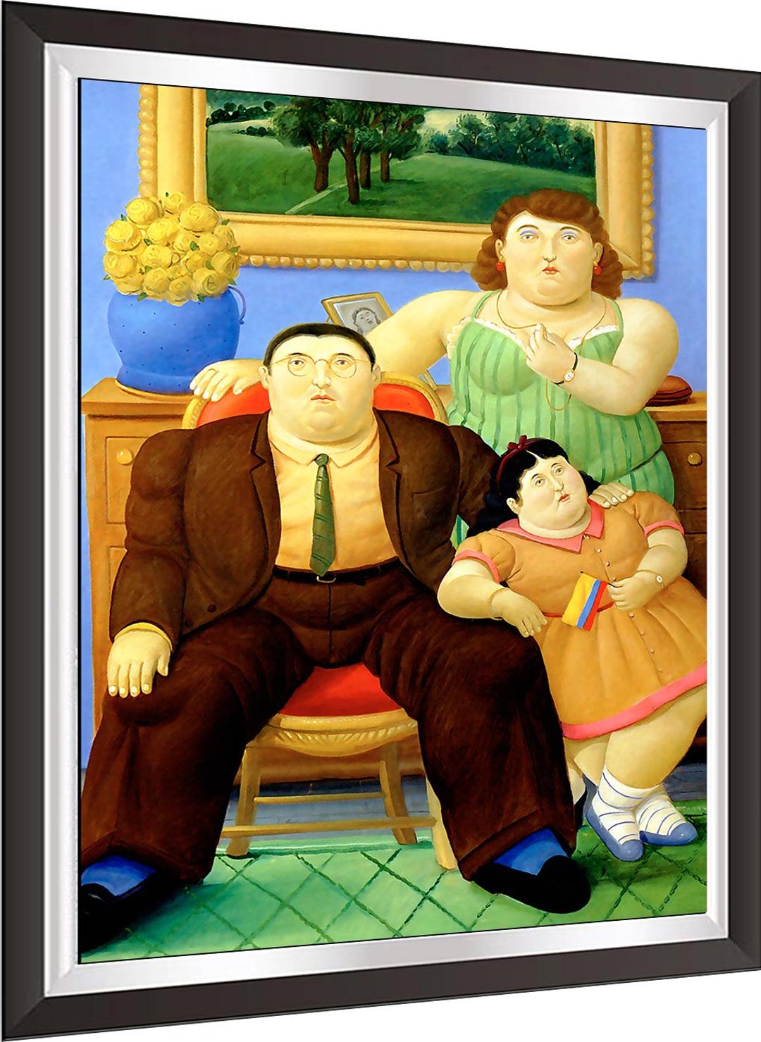 Ferdinando Botero's Poster, the Family, Print Download 300 Dpi ...