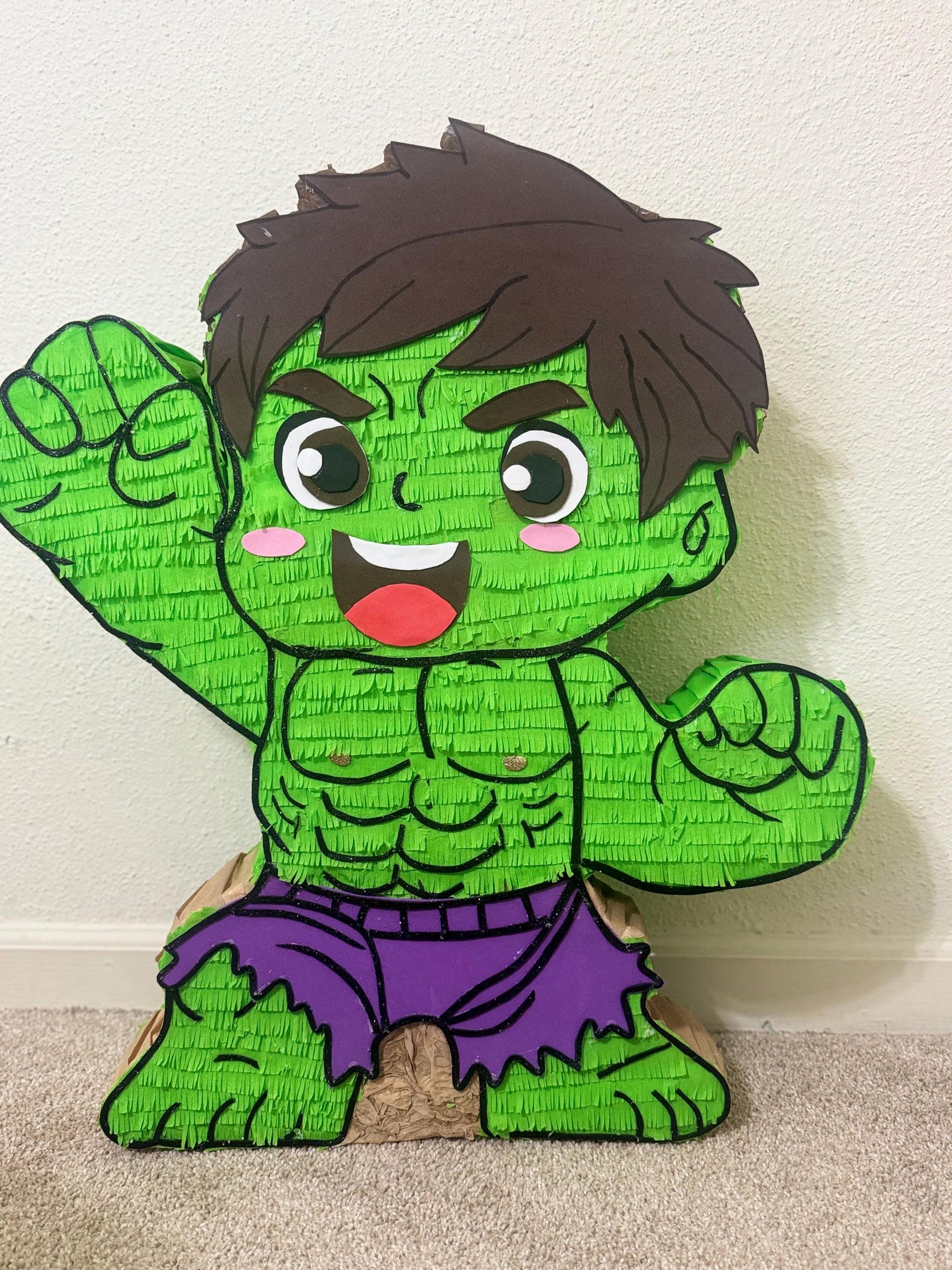 Piñata De Hulk Perfecta Para Alegrar La Fiesta De Tus Pequeños - Etsy