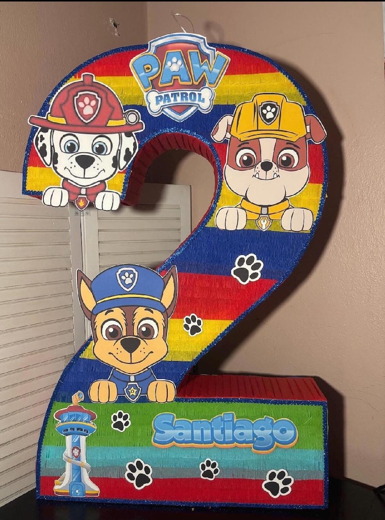 Piñata De Paw Patroll Perfecta Para Tu Cumpleaños. - Etsy