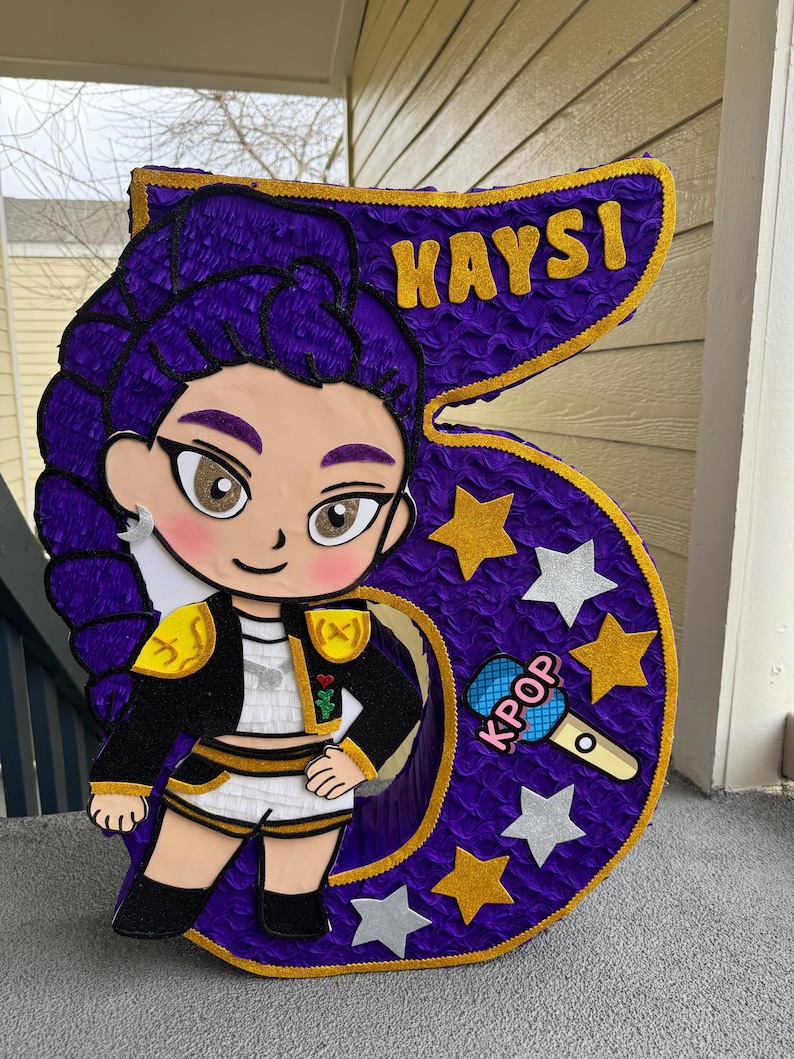 Handmade K-pop Birthday Piñata, Personalized Party Decor - Etsy