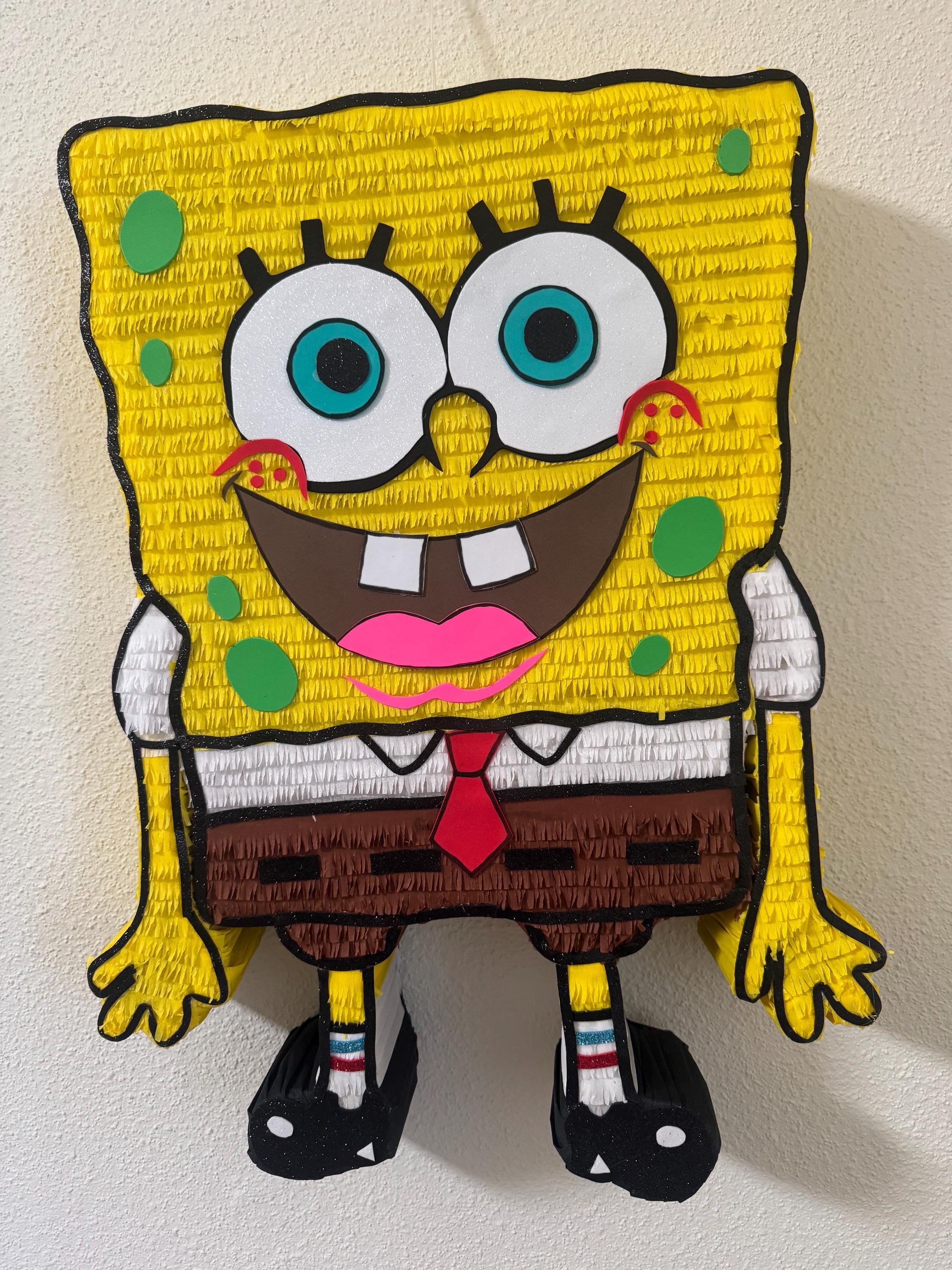 Spongebob Squarepants Piñata – Colorful Handmade Party Decoration - Etsy