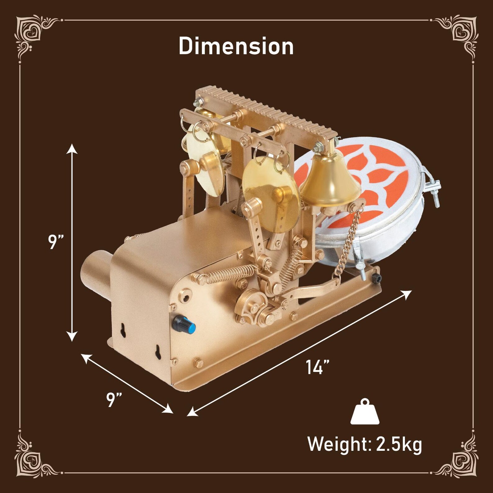 Automatic Aarti Machine With Drum & Bells, Home Temple Pooja - Etsy