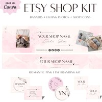 Etsy Shop Kit Etsy Banners Templates Etsy Shop Branding Kit Etsy Shop ...