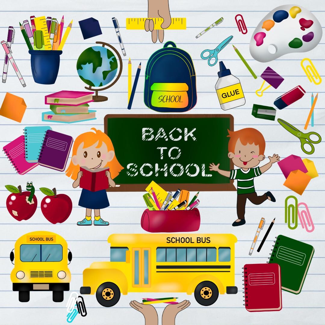 Back to School Clipart Bundle: Teacher & Classroom Graphics (90 Pngs ...