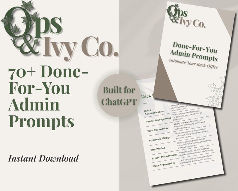 70+ AI Admin Prompts | Chatgpt Templates for Client Communication ...