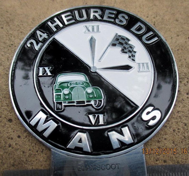 Car Grille Emblem Badge 24 Hour LE Mans AC Vintage Winner Emblem LG242 ...
