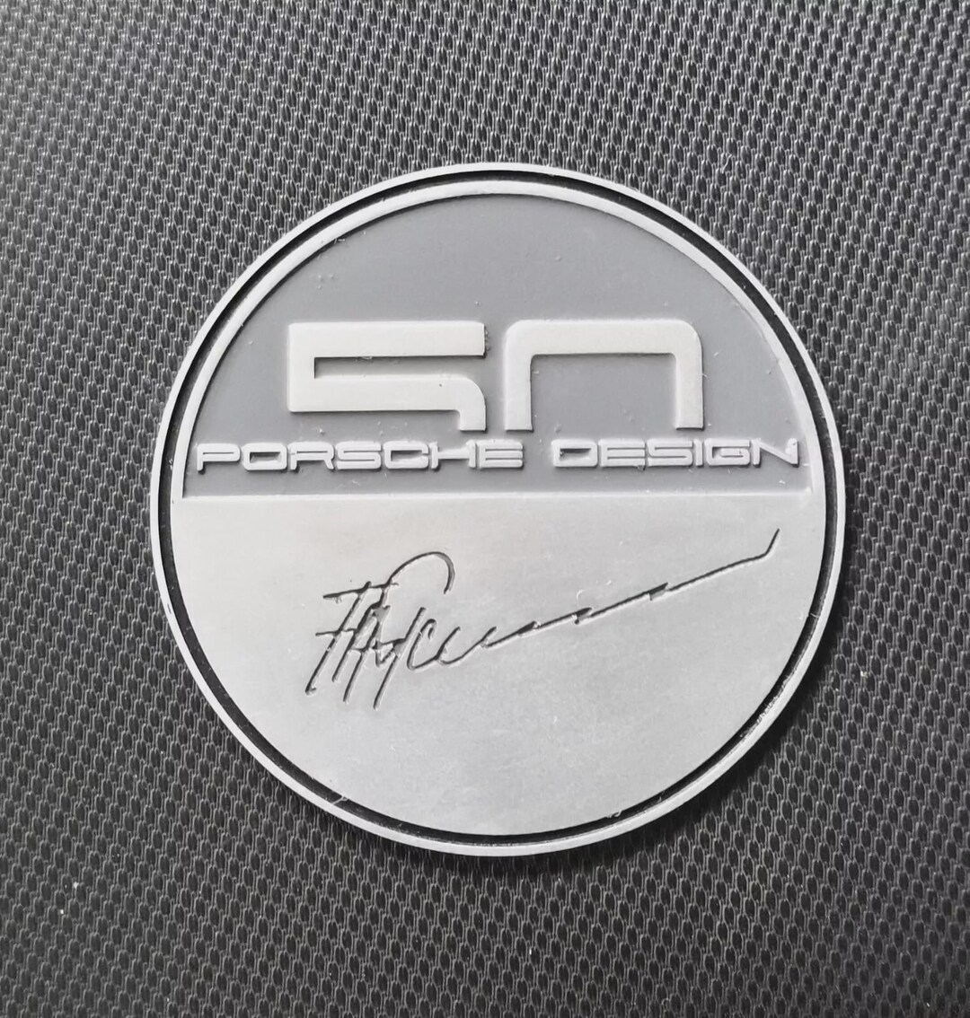 2022 Porsche 911 TRAGA 50th Anniversary Design Badge Placca Plakette ...