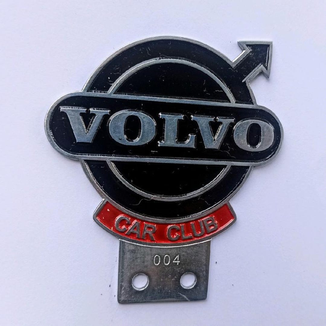 Vintage Volvo Car Club Badge Logo Emblem Placca Plaette Plate LG214 - Etsy