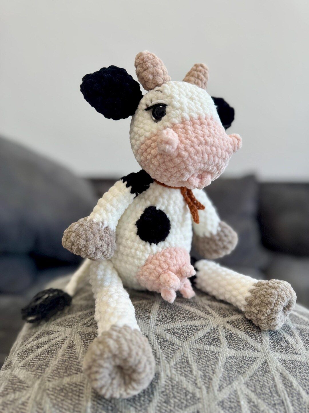 Crochet Pattern Amigurumi Cow PDF German | Crochet Stuffed Animal DIY ...