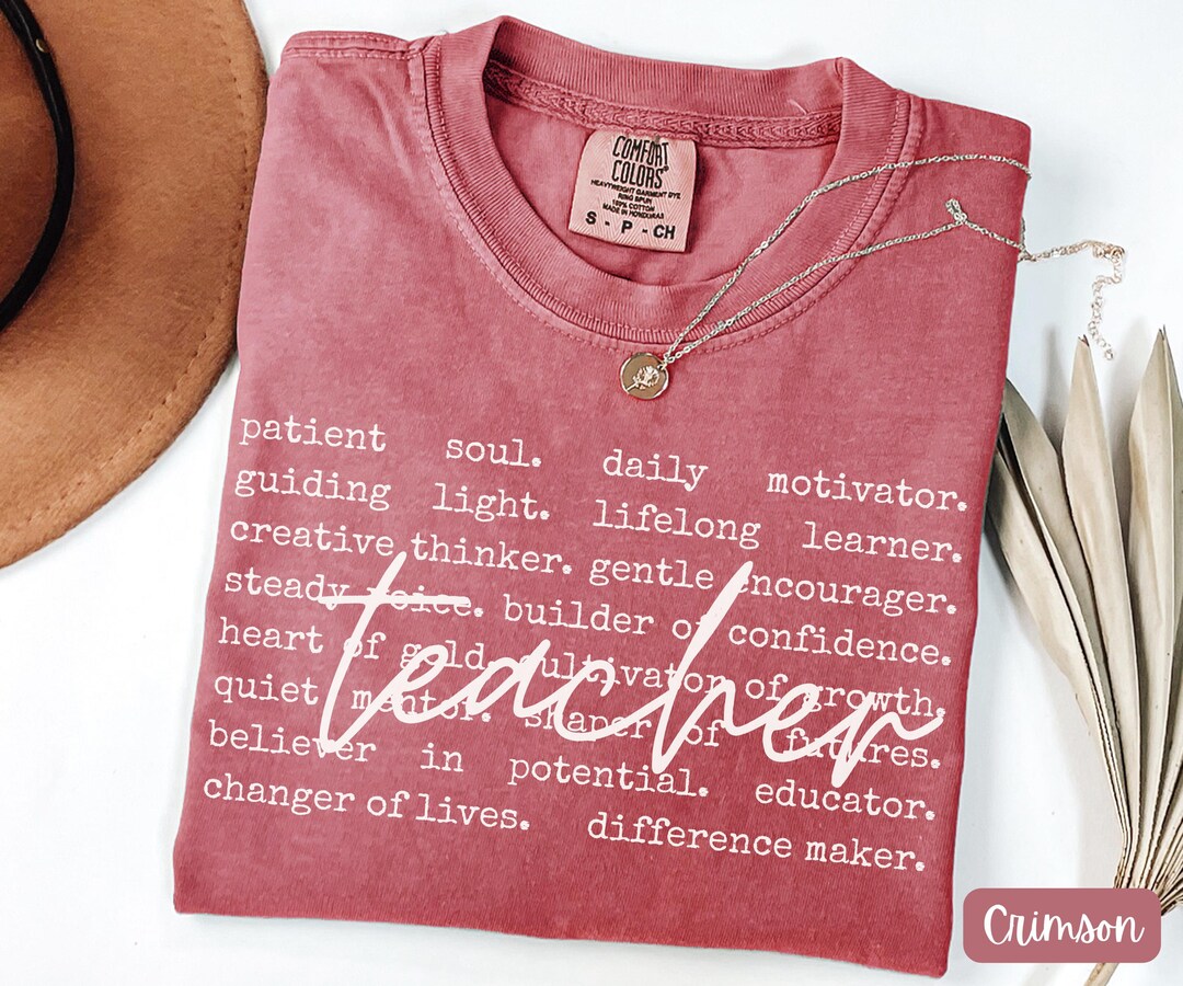 Teacher Definition Shirt, Teacher Life Shirt, Educator Appreciation Tee ...