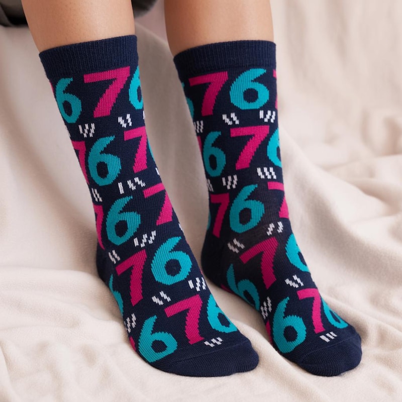 6 7 Sock - Etsy