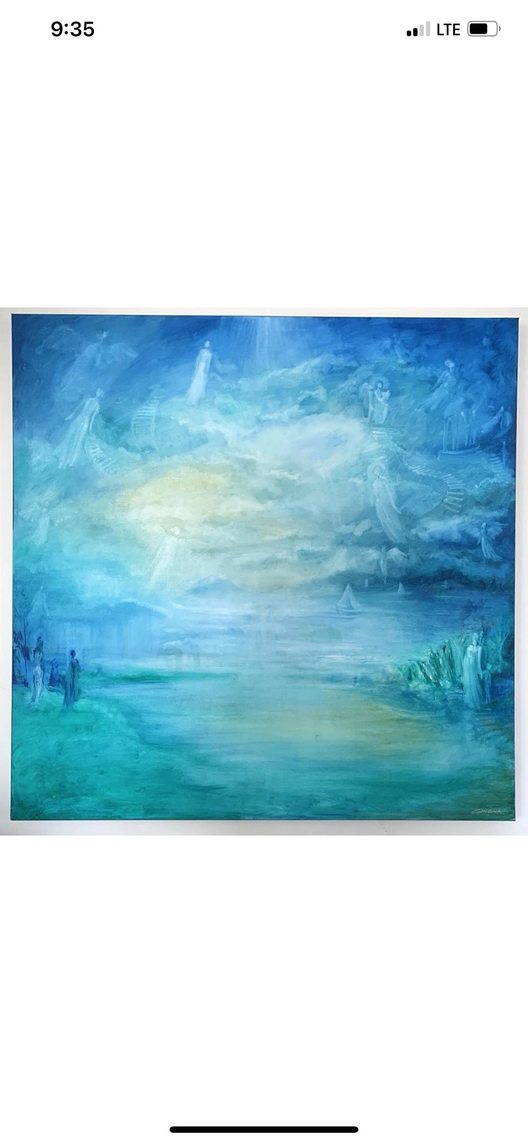 Original Painting “higher Realm” 48x48” Oil on Canvas by Chip Ghigna - Etsy
