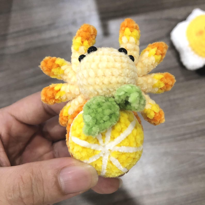 Cute Spider Crochet PDF Pattern - How to Crochet Sweet Halloween Spider ...