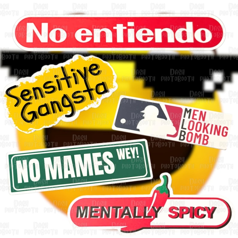 Meme Photo Booth Props, Funny PVC Signs - Etsy