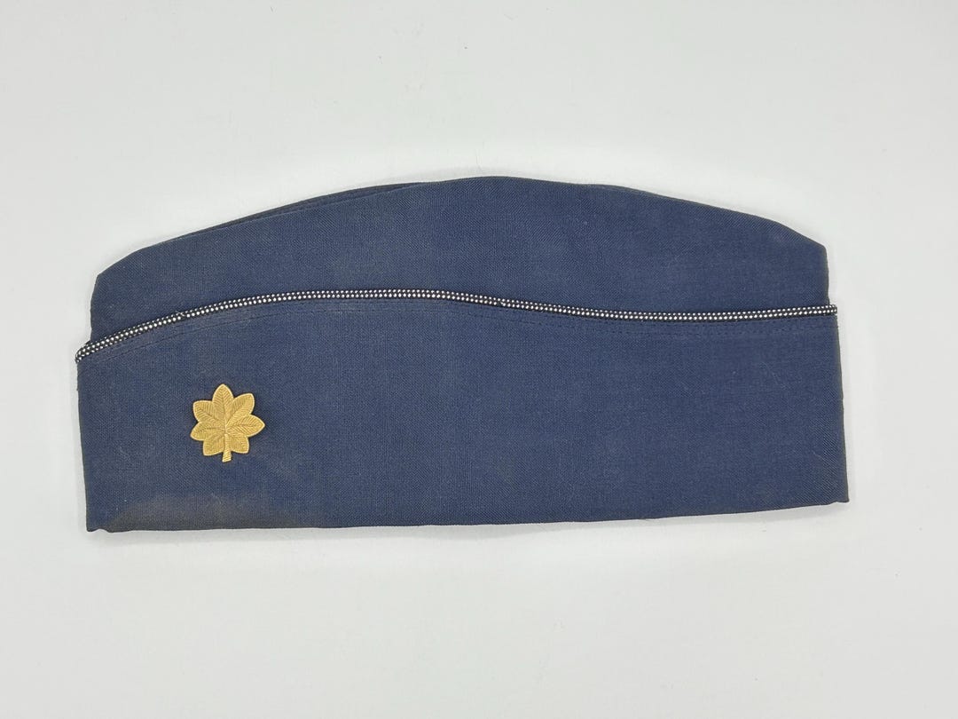 Vintage USAF Flight Cap Blue 1977 Officer Captain Named Air Force ...