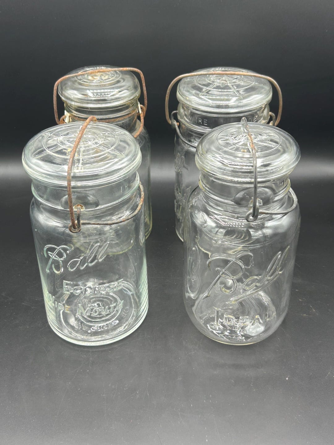 Antique Ball Mason Jar Sets 1915–1933 | Eclipse & Ideal |ball Glass ...