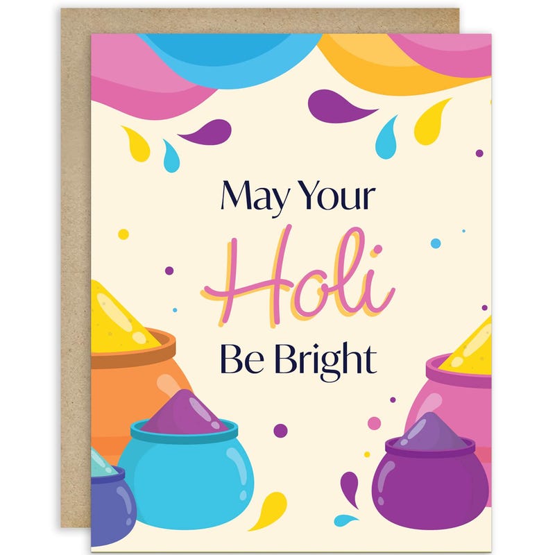 Indian Greeting Card Holi - Etsy
