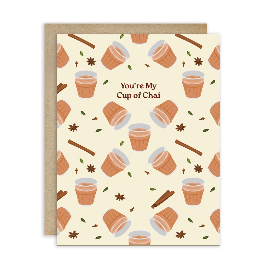 Chai Indian Birthday Card | Cup of Funny Desi South Asian Inspired Tea ...