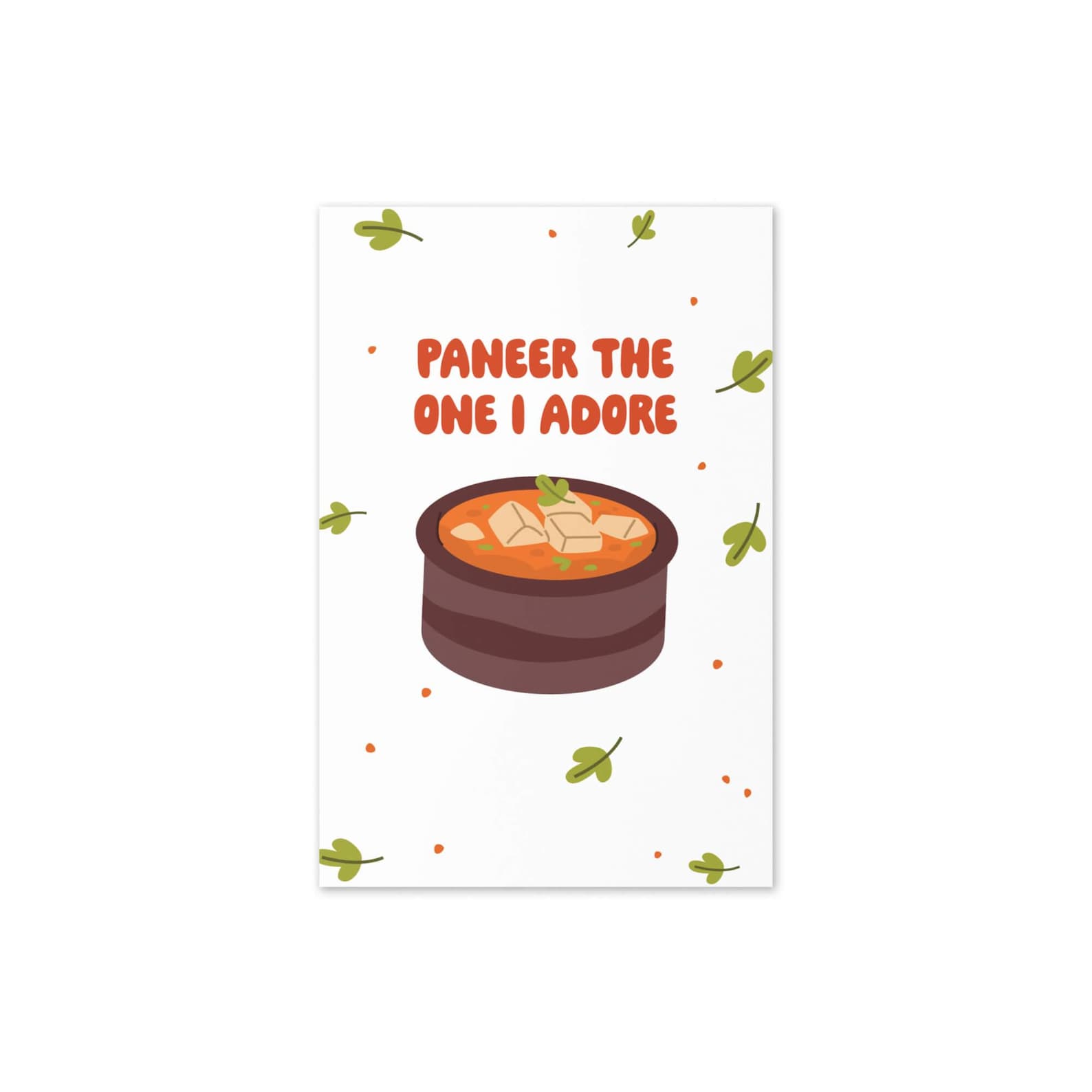 Paneer the One Indian Greeting Cards | Funny Desi South Asian Inspired ...