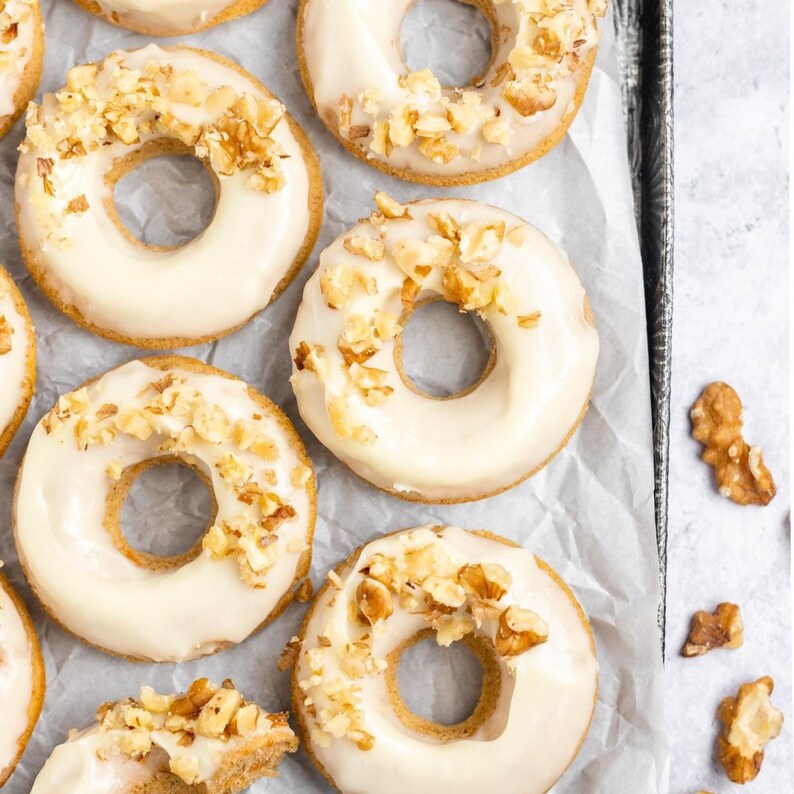 Baked Carrot Cake Doughnuts Recipe | Printable PDF | Instant Download ...
