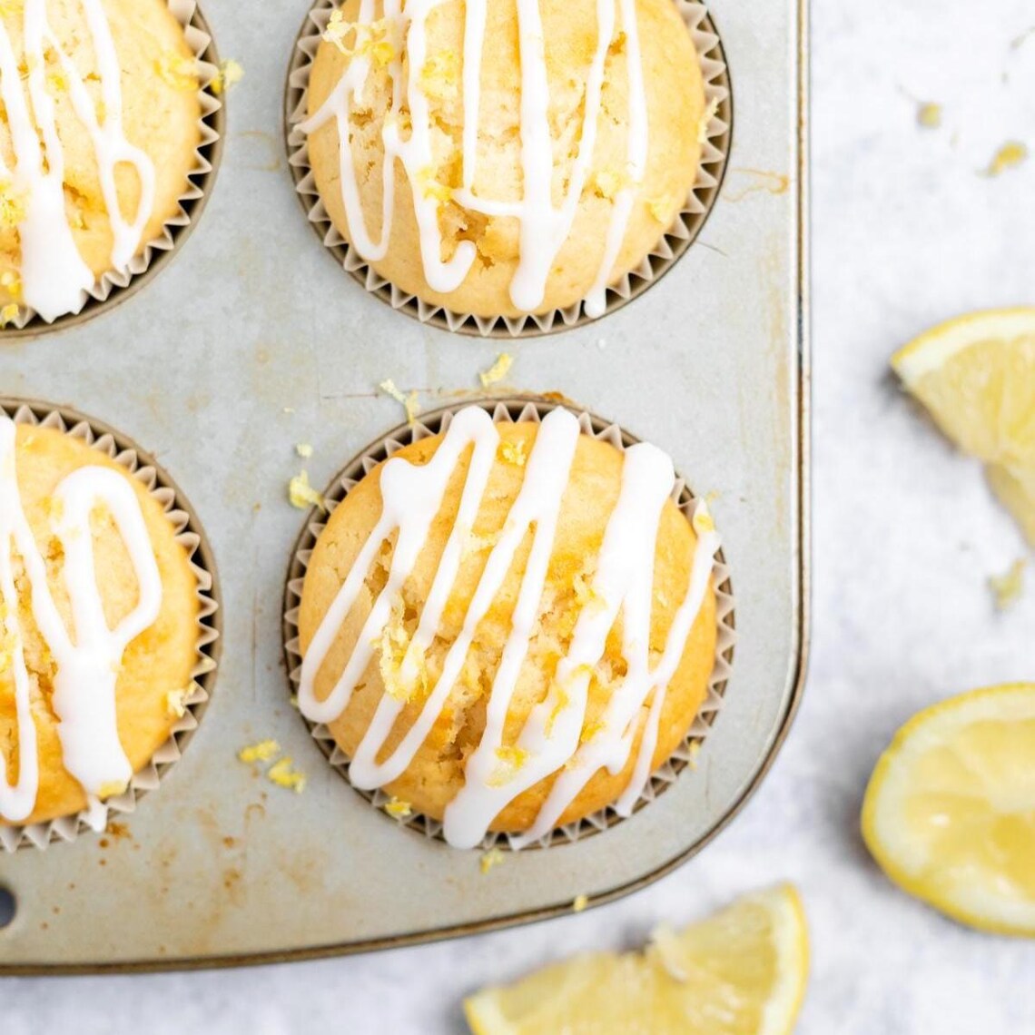 Lemon Drizzle Muffins Recipe Printable PDF | Soft Zesty Muffins | Easy ...