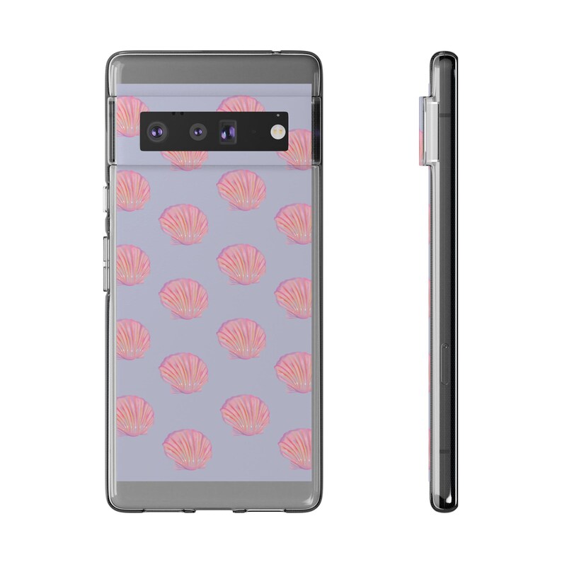 Shells Pattern Soft Phone Case - Periwinkle - Etsy