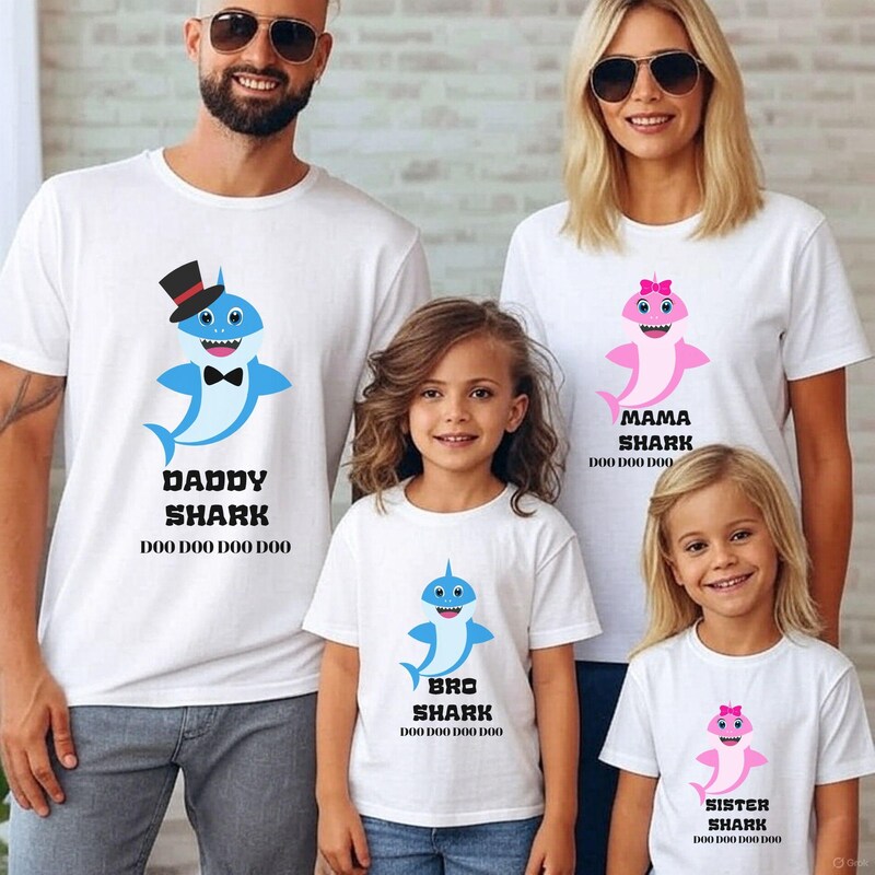 Matching Pajamas Sharks - Etsy