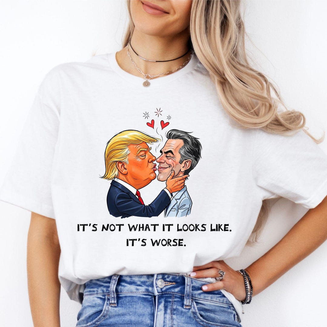 Donald Trump Jeffrey Epstein Parody Shirt - Political Humor Tee - Etsy