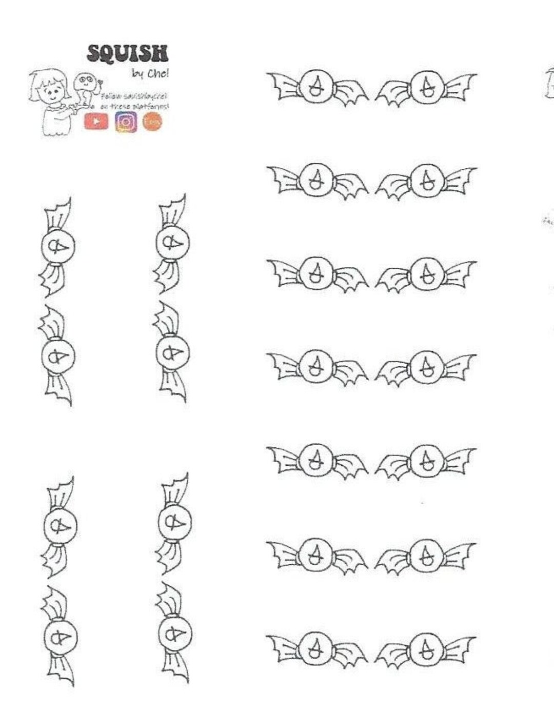 CANDY HEADERS Sticker Sheet - Etsy